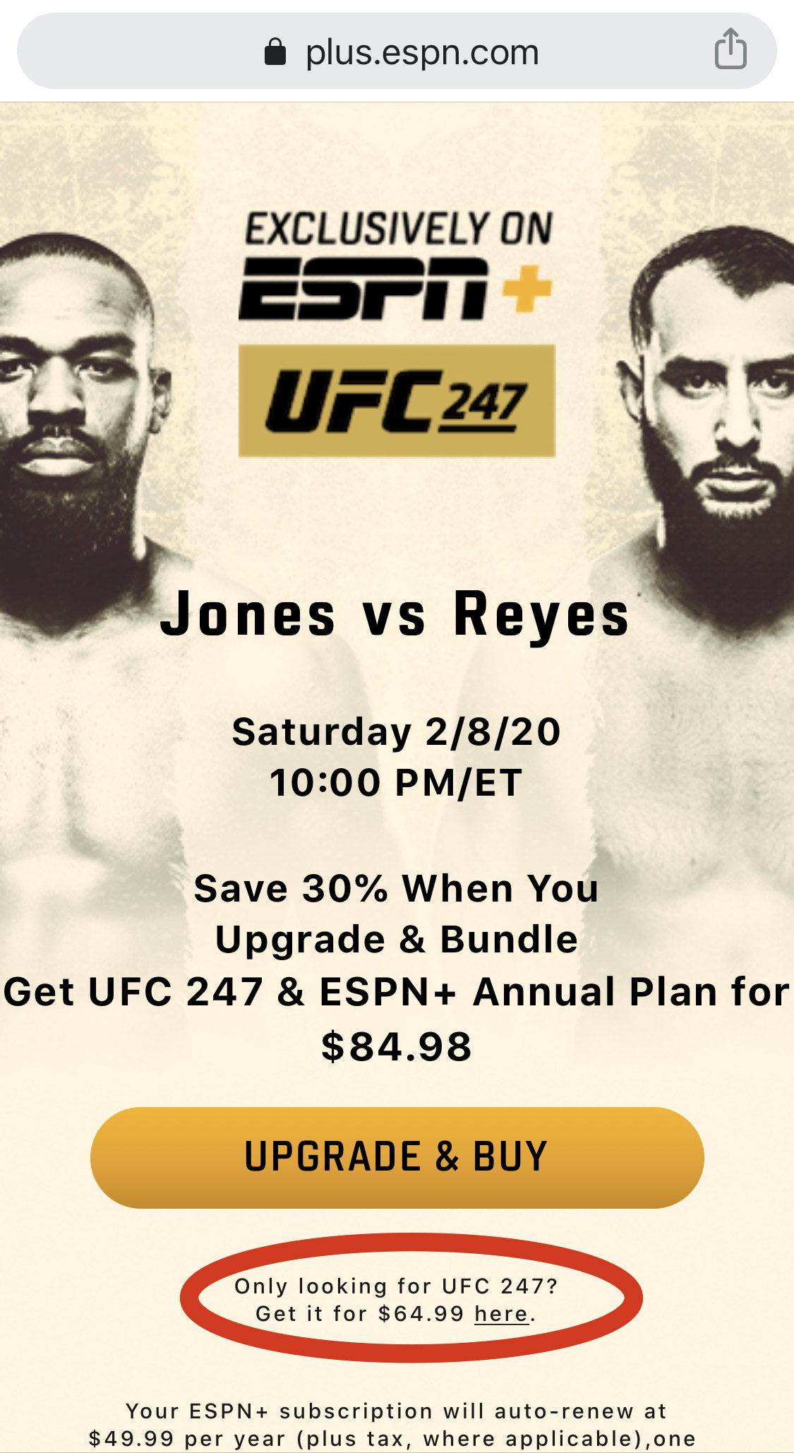 UFC 247 Stream: Watch Jon Jones vs. Dominick Reyes via ESPN+ - BroBible