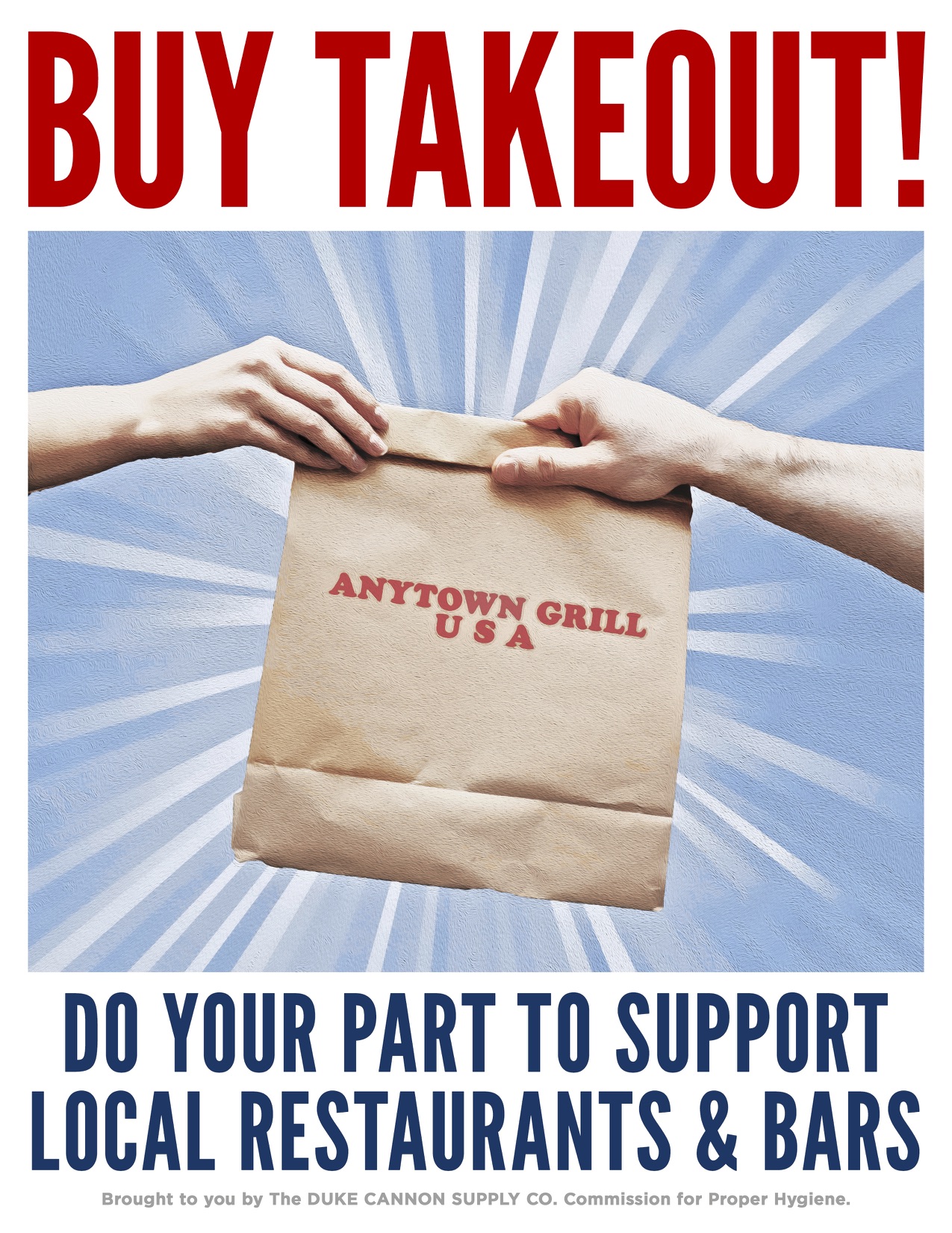 Duke Cannon Created WWII-Style PSA Posters For Social Distancing - BroBible