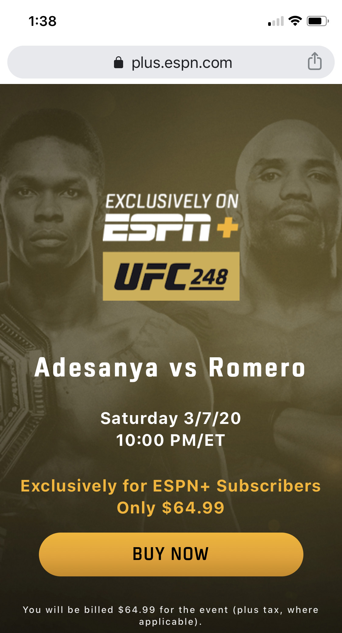 UFC 248 Stream: Watch Israel Adesanya vs. Yoel Romero via ESPN+ - BroBible