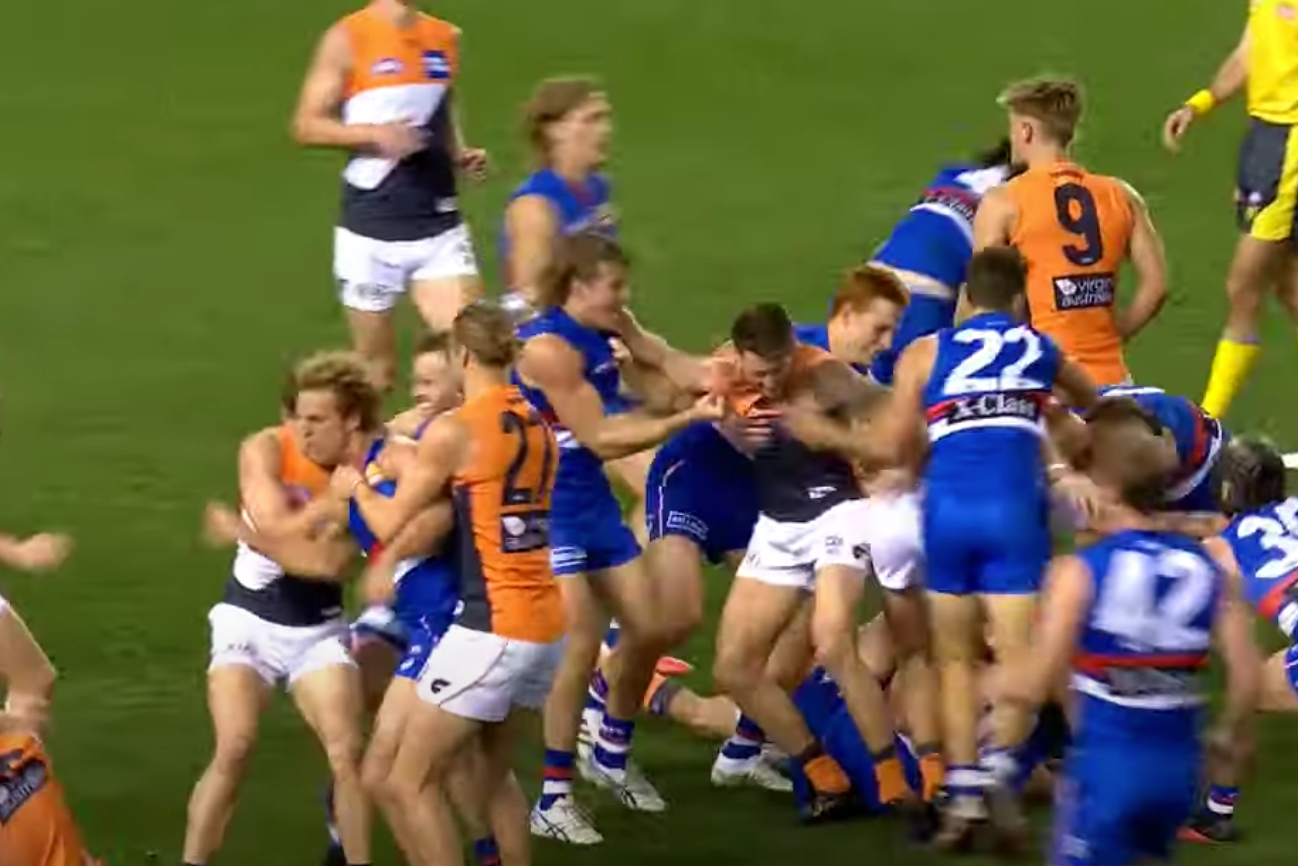 An Aussie Football Game Broke Out Into A Violent Brawl And It Feels So ...