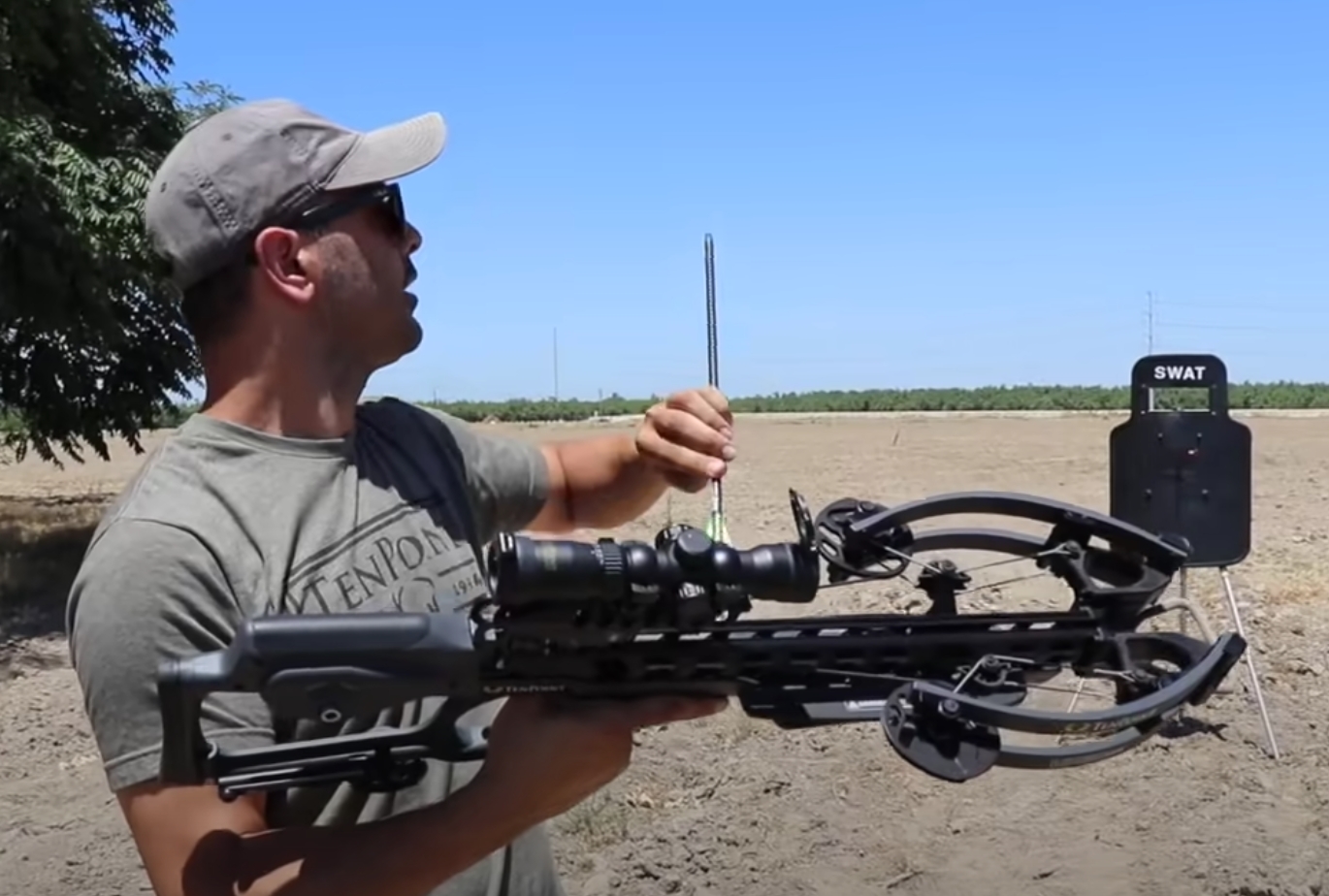 Dude Tests How A SWAT Shield Holds Up Against Arrows From A Crossbow ...