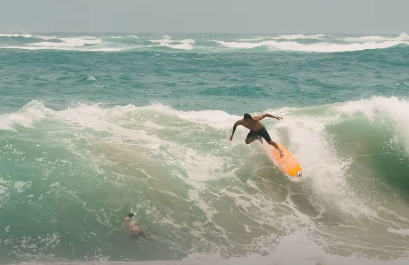 Pro Surfer Koa Rothman Shreds Waves From Hurricane Douglas On A Rocky ...