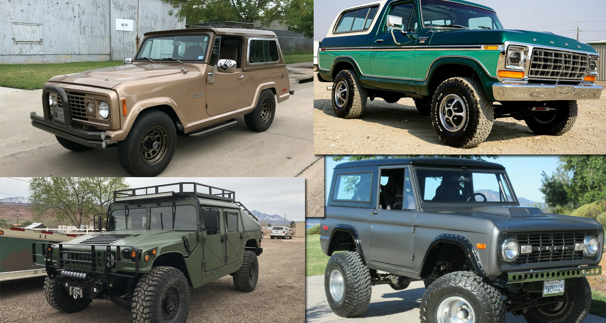 10 Of The Best Vintage SUVs For Sale Online This Week - BroBible