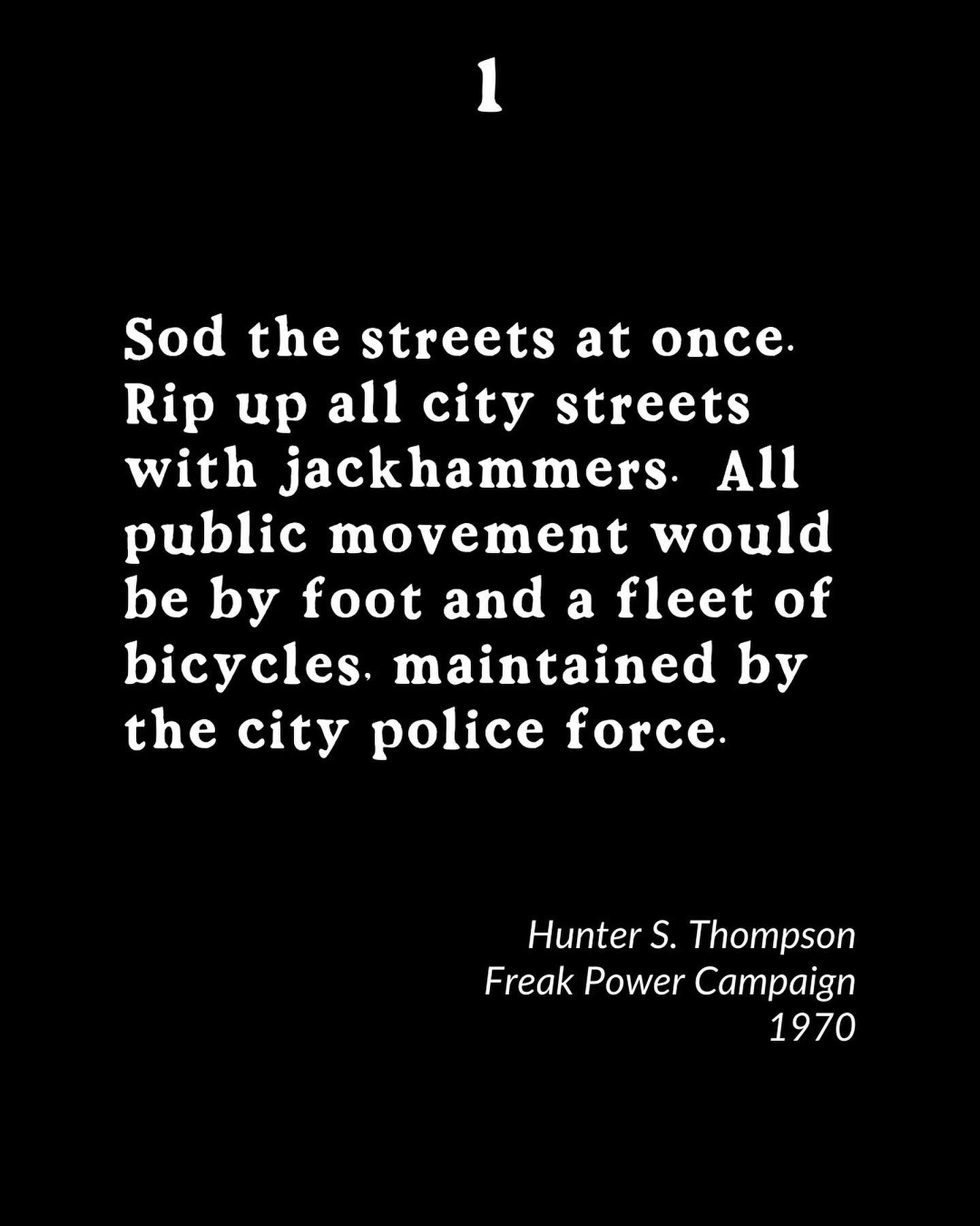 FREAK POWER - New Hunter S. Thompson Documentary Is Proof That American ...