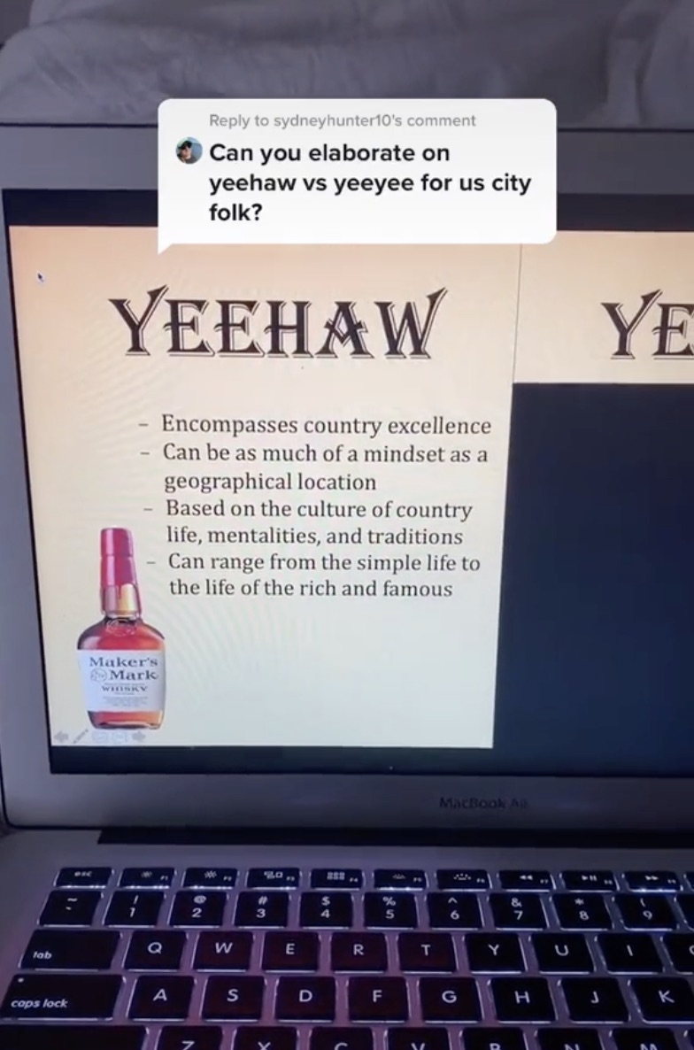 Yee Haw Or Yee Yee? TikToker Makes A PowerPoint To Explain The ...