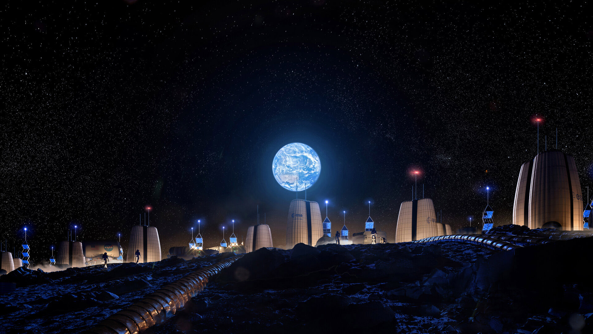 New Images Reveal How City Skylines Might Look For Moon Colony Planned ...