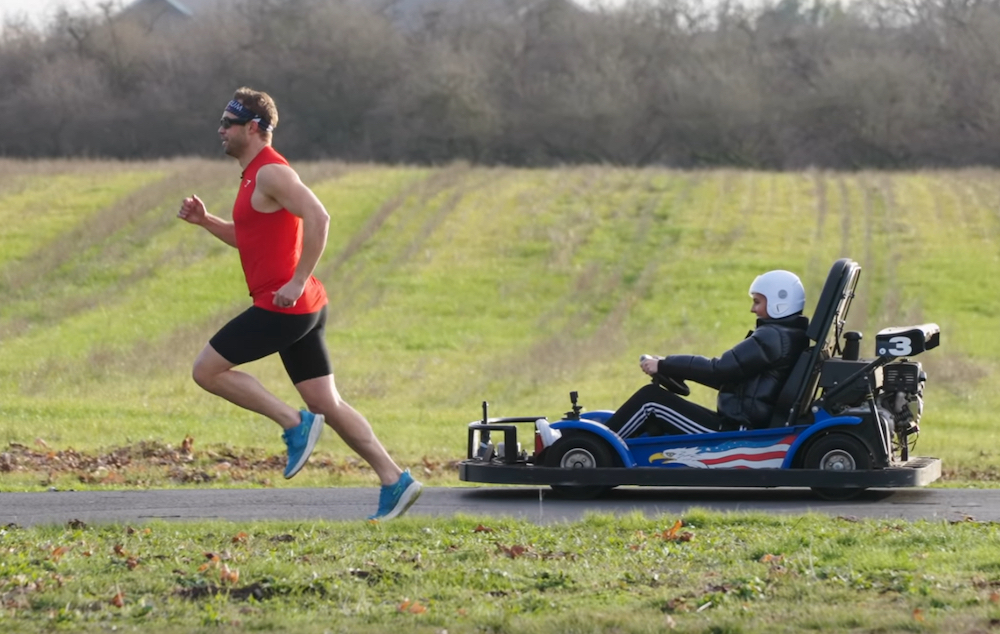 Olympic Runner Nick Symmonds Races Go-Kart To See Who's Faster And Puts ...