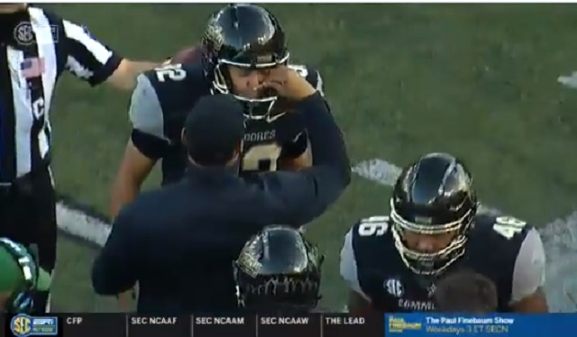 Sarah Fuller Celebrates Historic Extra Point Kick By Taking A Whiff Of ...