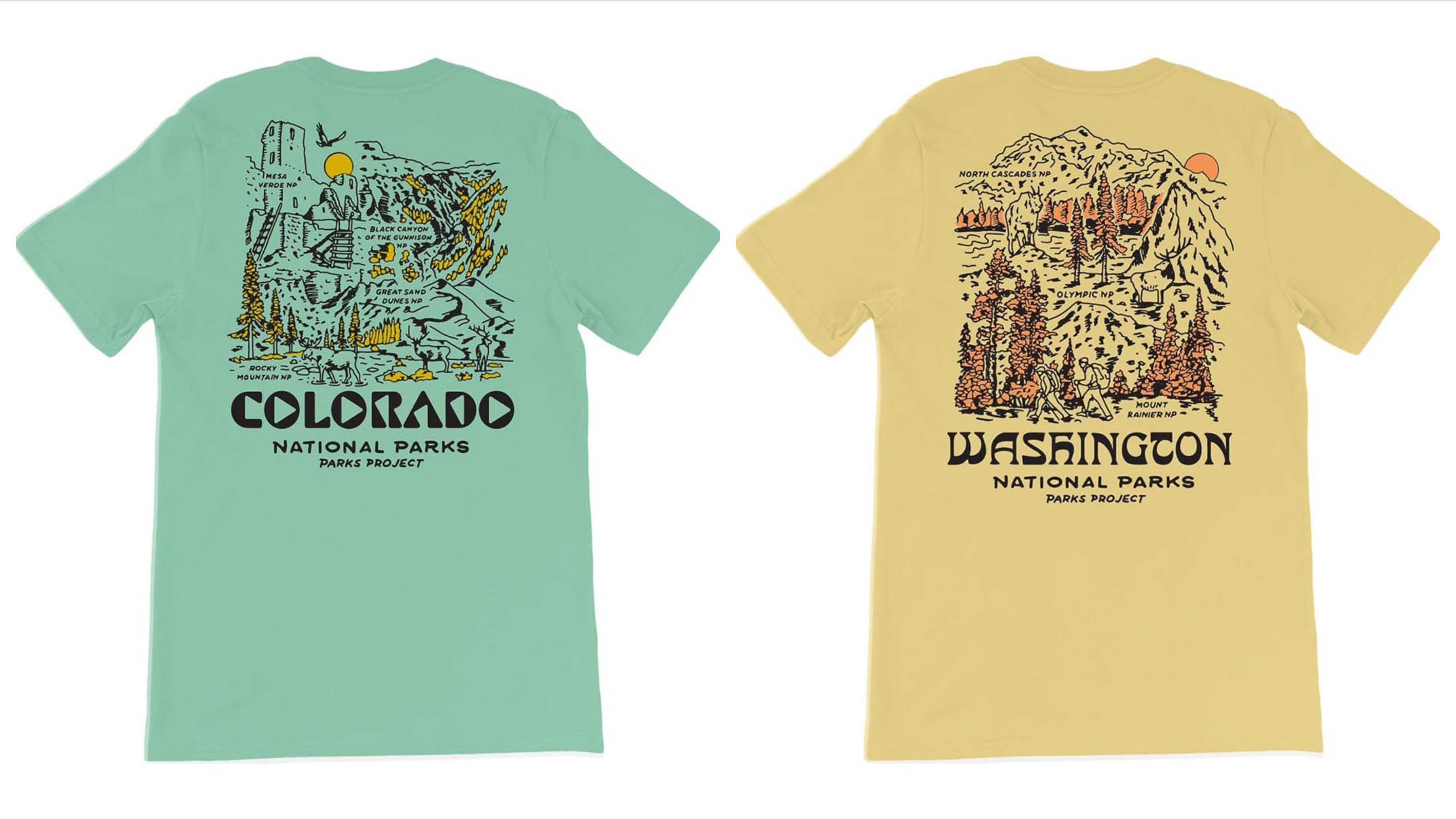 Rep America's Iconic National Parks With These Vintage-Style Texas ...