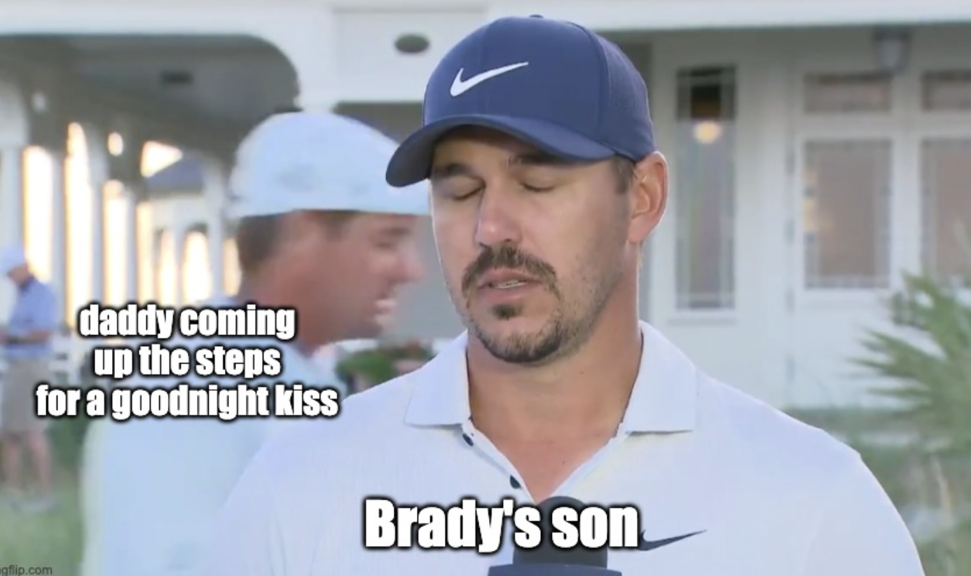 Tom Brady Uses The Brooks Koepka Meme To Shade Aaron Rodgers, Bryson ...