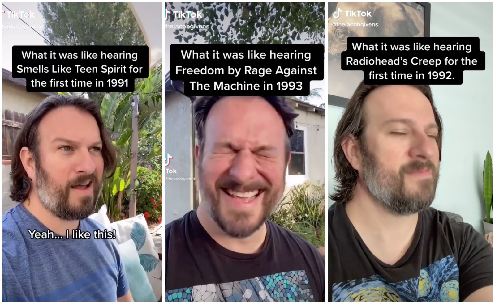 Funny TikTok Of Hearing Rage Against The Machine For The First Time