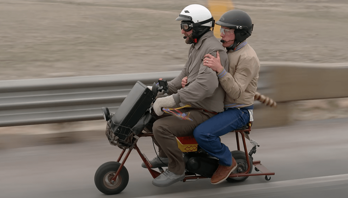 Two Guys Recreated The 'Dumb And Dumber' Minibike Road Trip