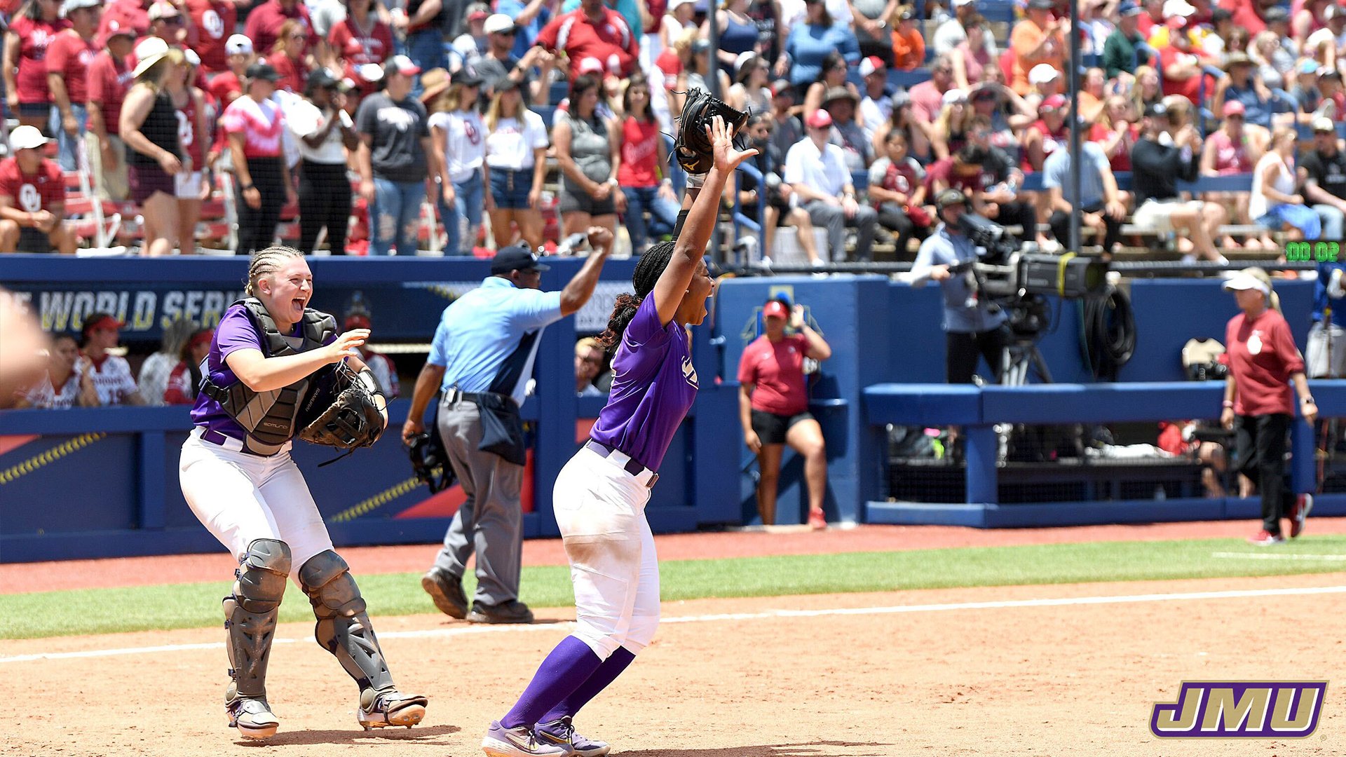 James Madison Softball Upsets No. 1 Seed In First WCWS Appearance
