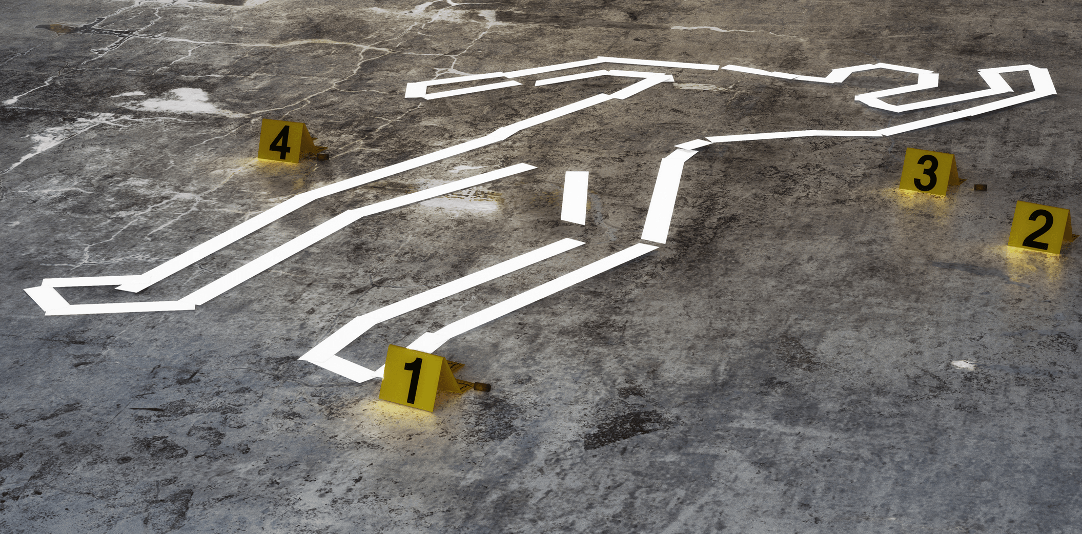 TikToker Discovers Dead Body Outline With Case Number Under Carpet