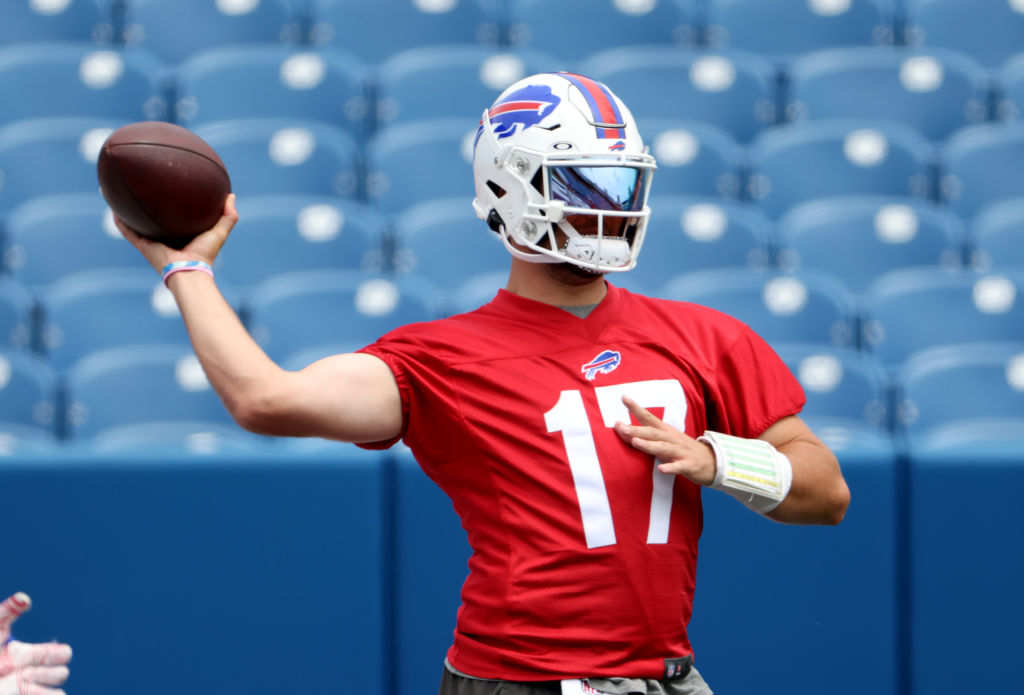 Fight Breaks Out At Buffalo Bills OTA's After Josh Allen Throws A Pick-Six