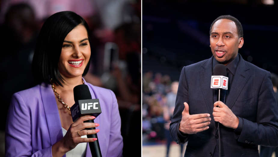 ESPN UFC Commentator Megan Olivi 'Made A Point' To Talk To Stephen A ...