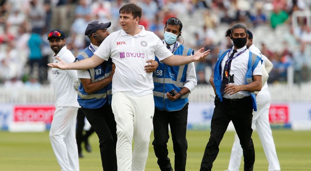 Pitch Invader Tells Security He Is An Indian Cricket Player, Hilarity ...