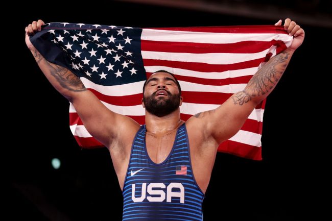 USA's Gable Steveson Wins Wrestling Gold Medal In Walk-Off Fashion