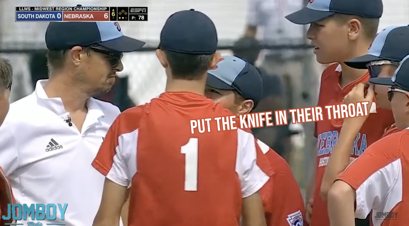 Little Leaguer Says 'Put The Knife In Their Throat' During Coach's Speech