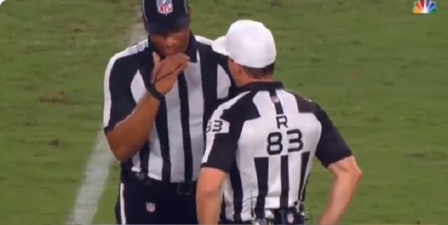 Fans Start Conspiracy Theories After NFL Ref Cuts Off Mic While Talking ...