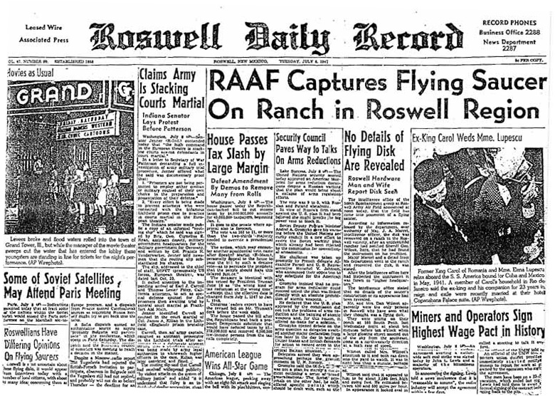 Resurfaced Letter Written By Roswell Witness Describes 'Humanoids'