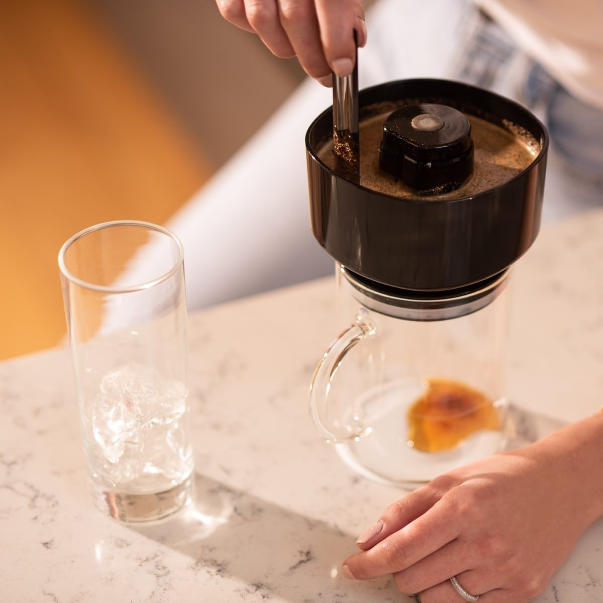 Make Hot Coffee And Cold Brew With The VacOne Brewer