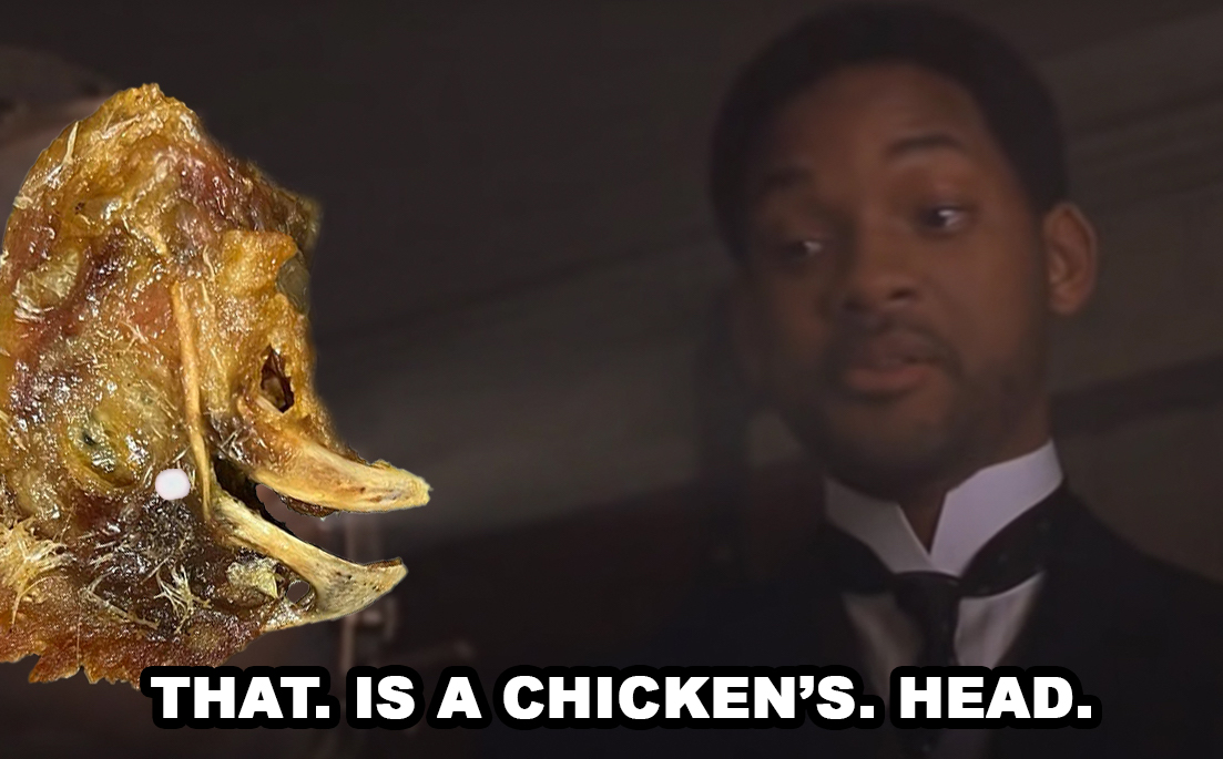 Viral Photo Shows Deep-Fried Chicken Head In Woman's Order Of Wings