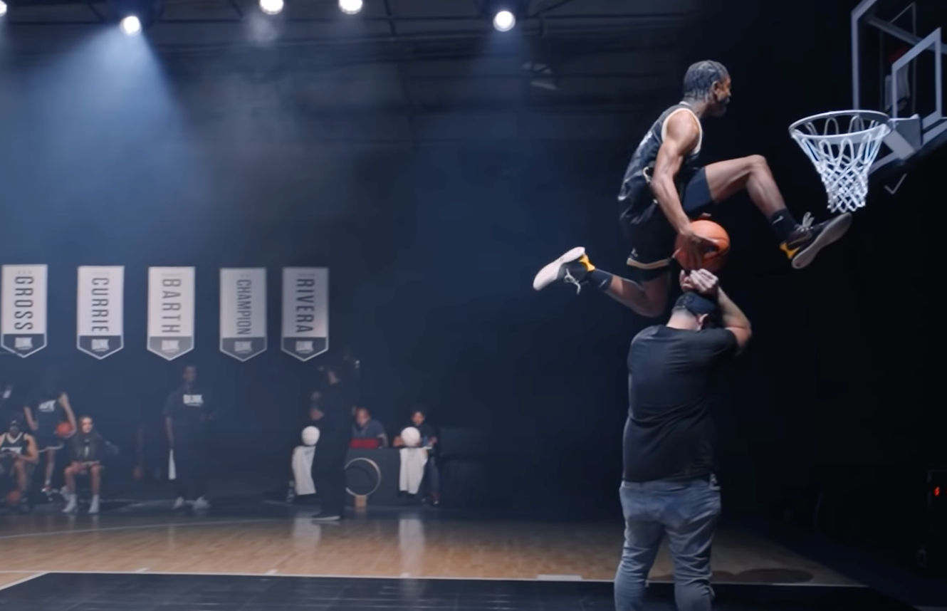8 Of The Best Slam Dunkers Lower The Rim To 9-Feet In Dunk League