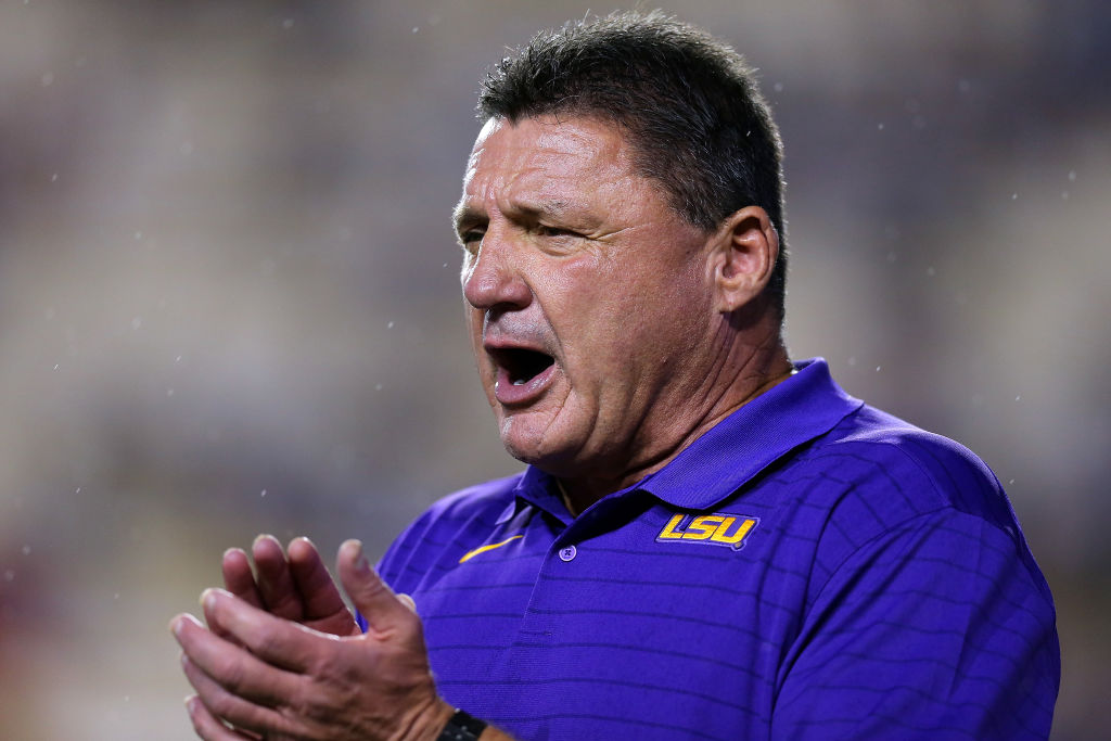 Ed Orgeron Reacts To Radio Caller Who Mocked Him Live On Air For ...