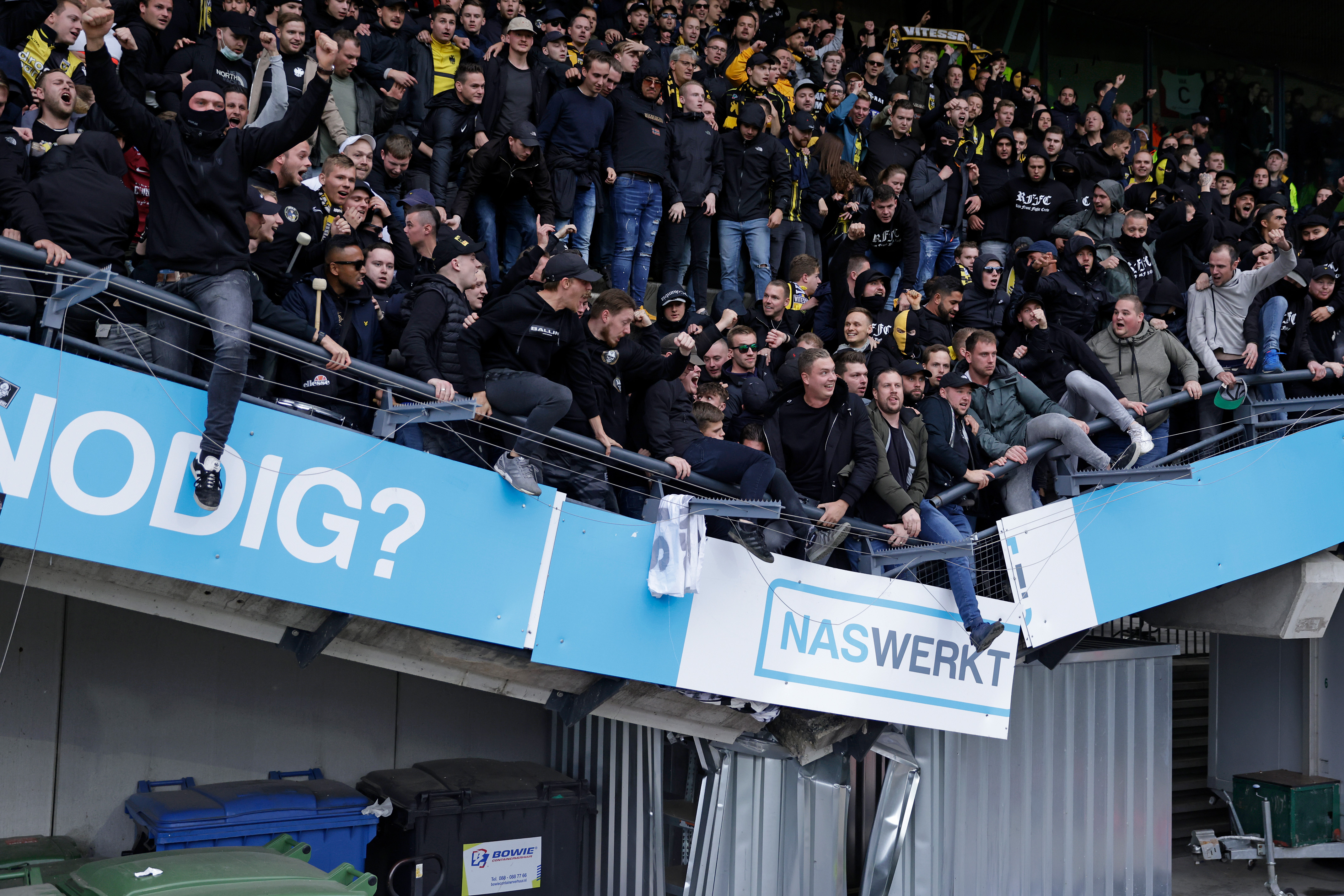 Soccer Fans Celebrate So Hard The Stadium Collapsed
