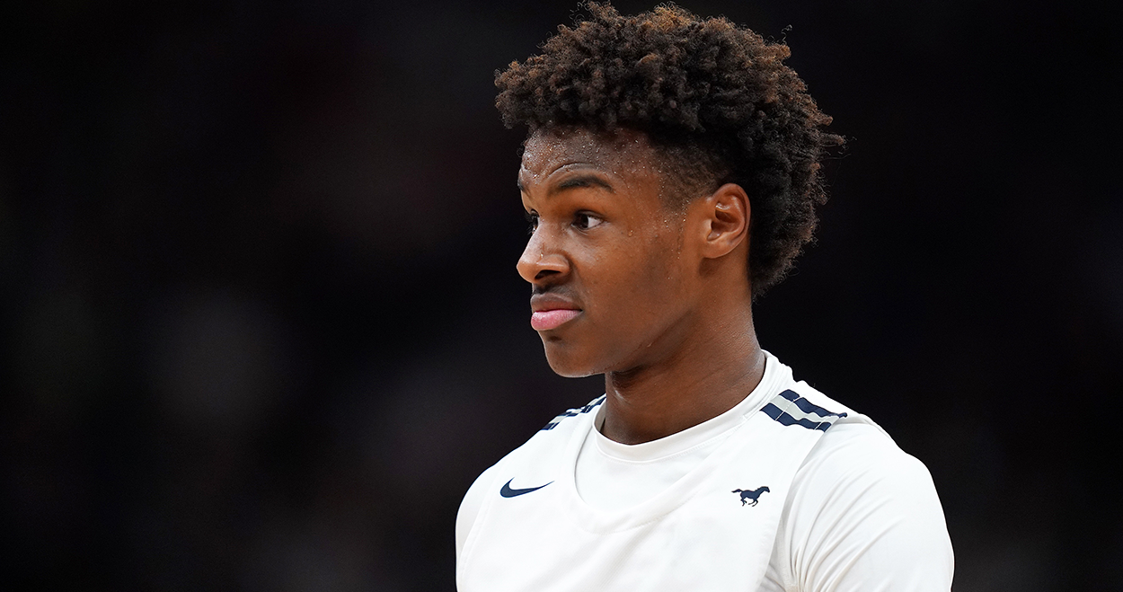 NBA Stars Go Wild Over Bronny James' Insane High-Flying Windmill Dunk