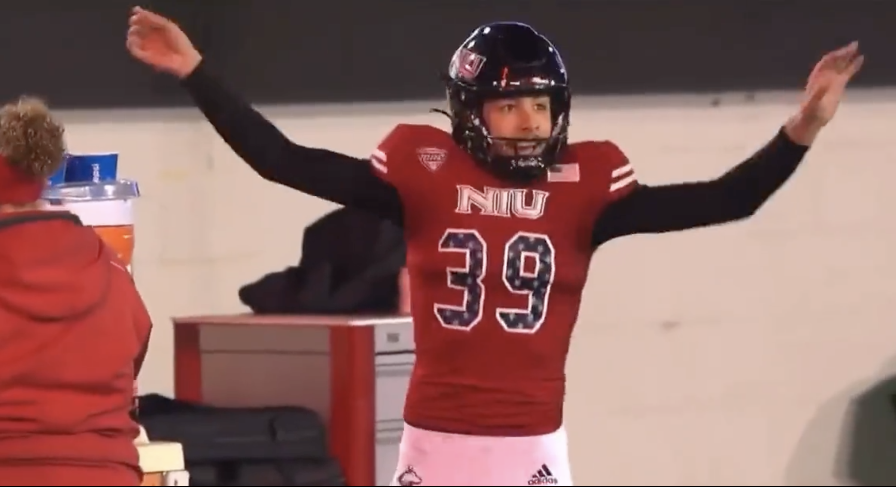 NIU's Kicker Went Bonkers During Exciting Game-Winning FG Celebration