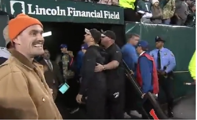 Angry Eagles Fan Throws Bouquet Of Flowers At HC Nick Sirianni After ...