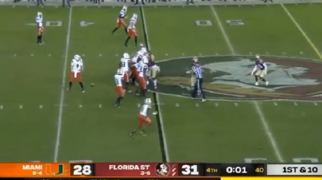 FSU-UM Game Ends In Bizarre Fashion Due To Obscure NCAA Rule - BroBible