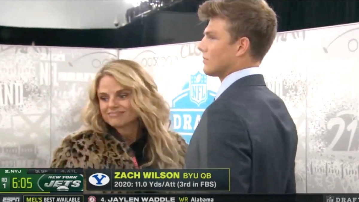 Zach Wilson's Mom Lisa Has A Basement That Is Serious Goals