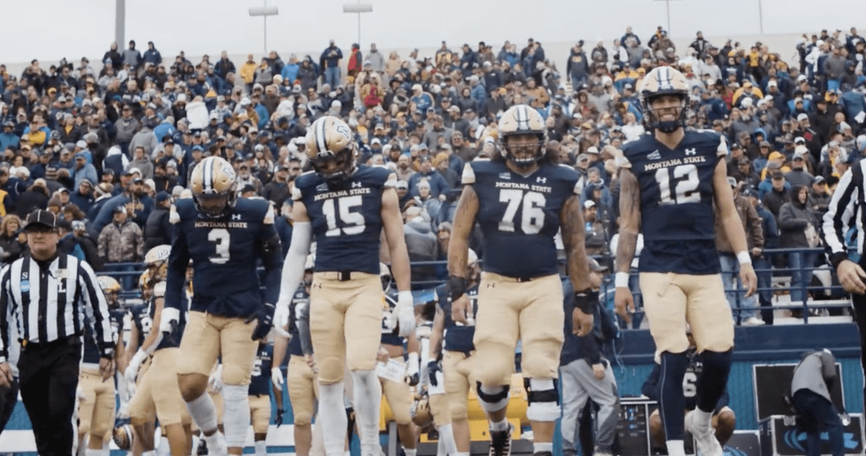 Montana State Football's Team Entrance Is Incredible, Will Give You Chills