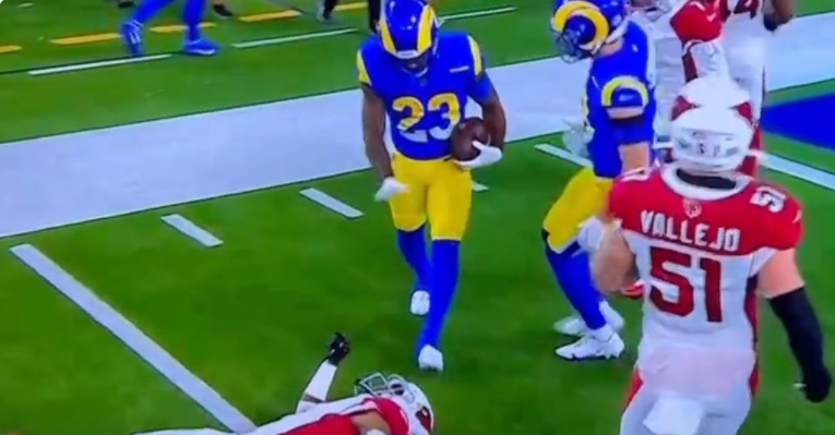 Cam Akers Had An Ill-Timed Taunt Over An Unconscious Budda Baker During ...