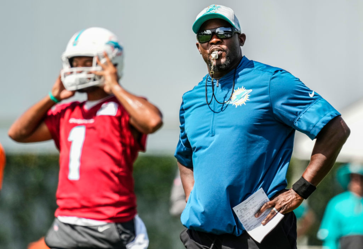 Brian Flores, Tua Tagovailoa Got Into Heated Exchange During Season