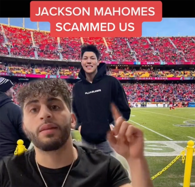 Jackson Mahomes Exposed By Business For Alleged Free Product Scam