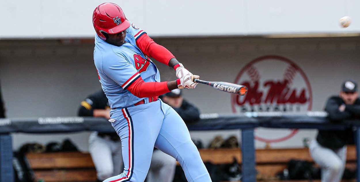 Ole Miss' 310-Pound Defensive Tackle Hit A MASSIVE Walk-Off Home Run