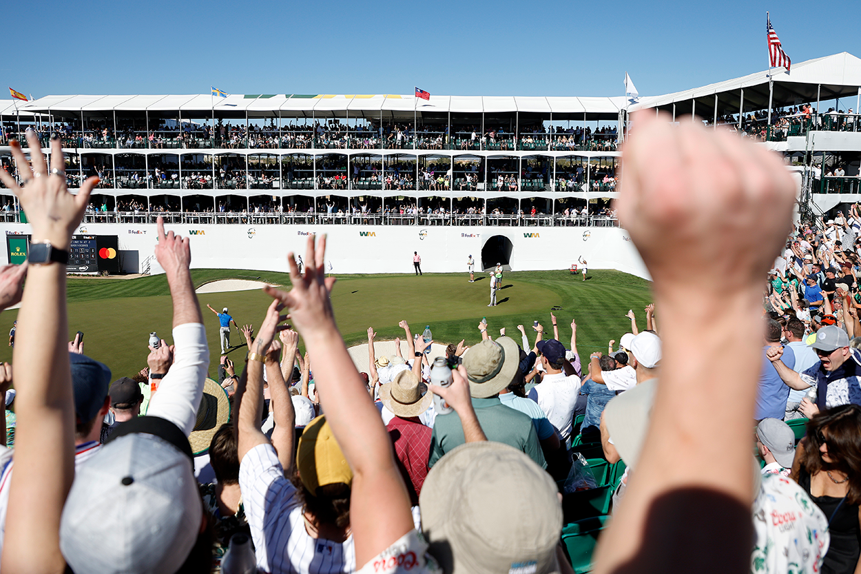 Beer Cans Rain Down After Epic Hole-In-One On 16th Hole Of WM Open