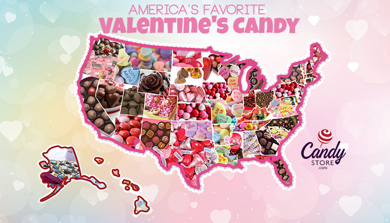 Map Reveals The Most Popular Valentine's Day Candy In Each State