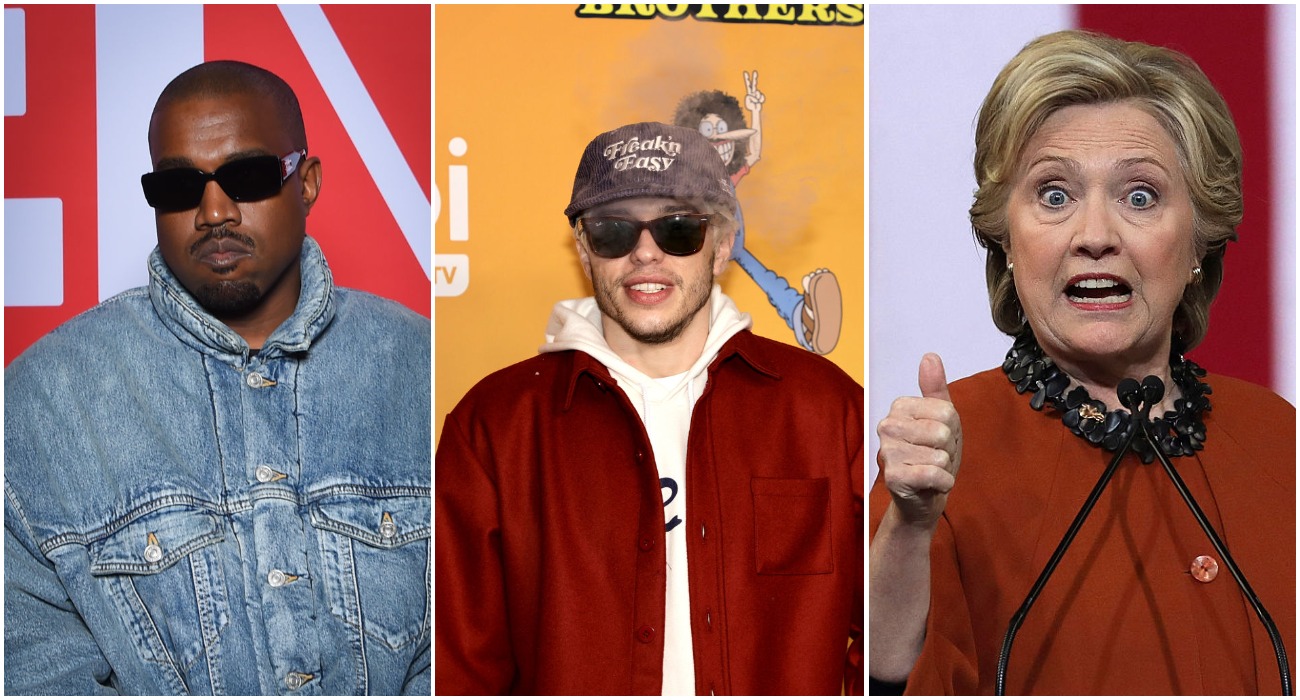 LOOK: Kanye West Says Pete Davidson Is Hillary Clinton's Ex-Boyfriend