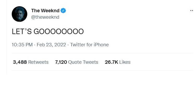 The Weeknd May Have Had The Worst Timed Tweet Of All-Time As Russia ...