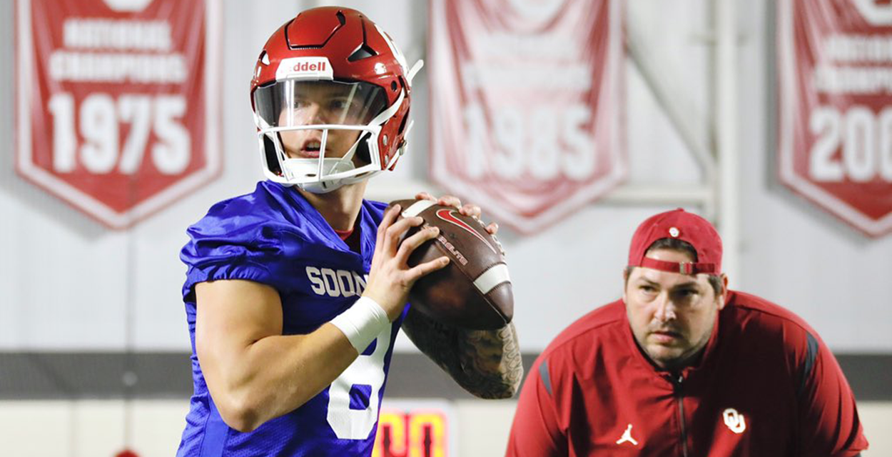 Dillon Gabriel Makes Strong Oklahoma Debut In New Futuristic Helmet
