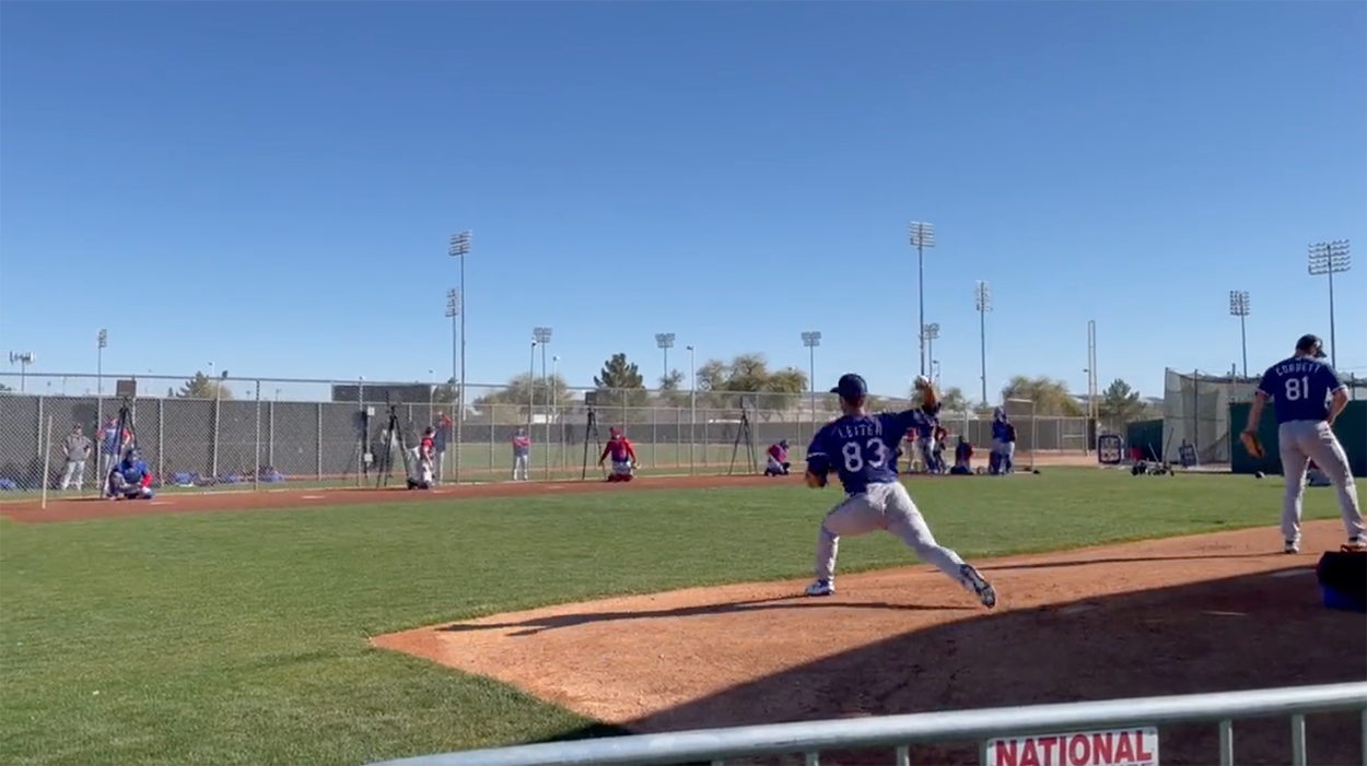 Jack Leiter Throws Cheese, Strikes Out Ronald Acuña's Littler Brother