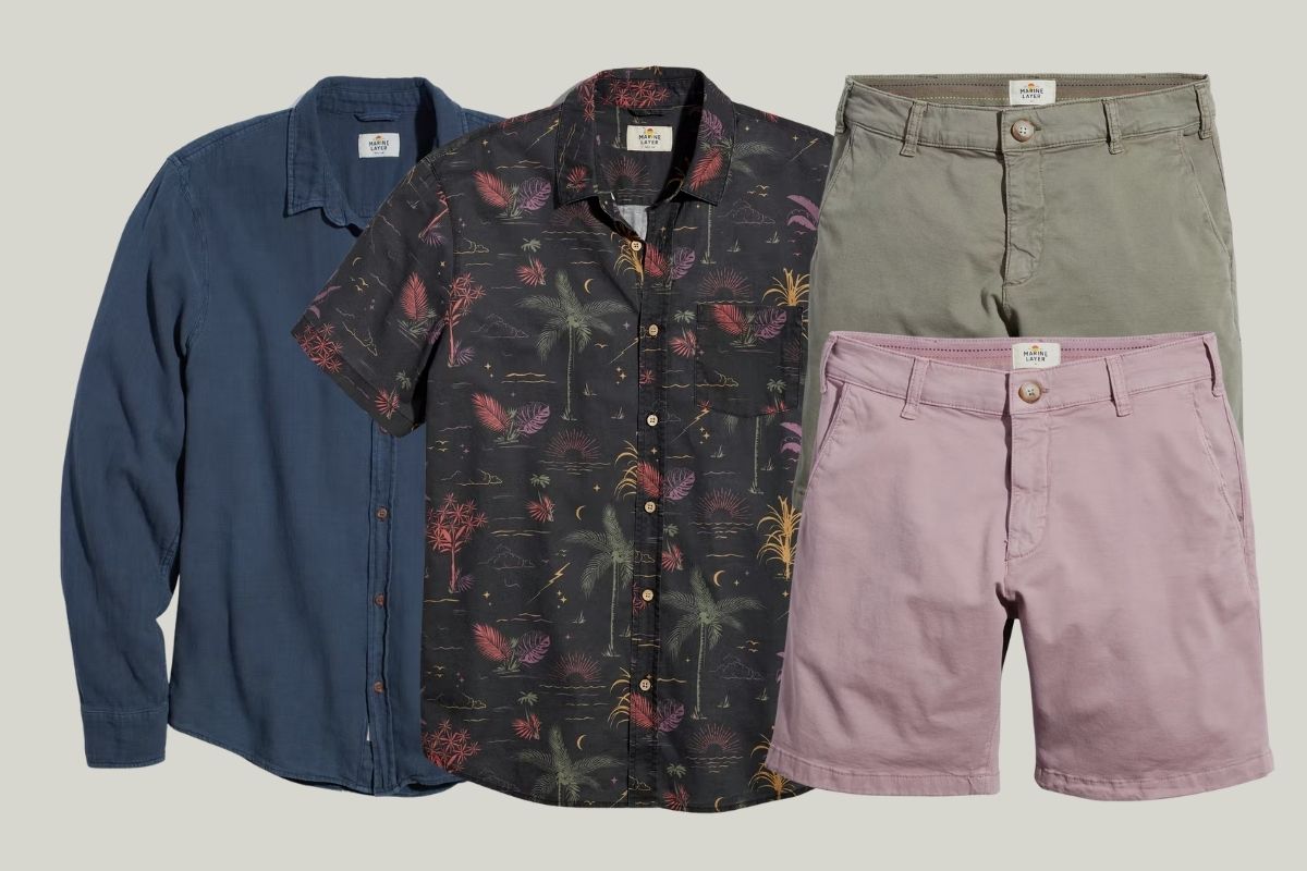 7 New Shirts And Shorts From Marine Layer We're Loving Right Now