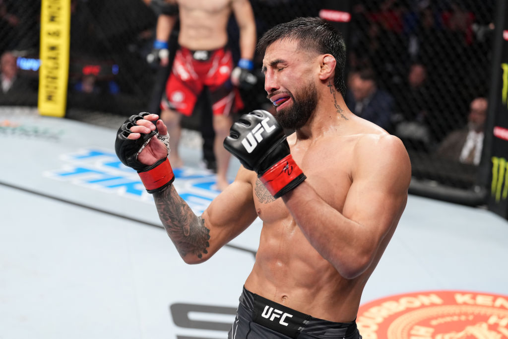 Chris Gutierrez Lands Incredible Spinning Backfist TKO At UFC Fight Night