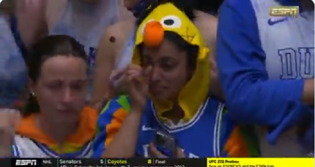 Sad Duke Fans Went Viral For Crying During Team's Loss In Coach K's ...
