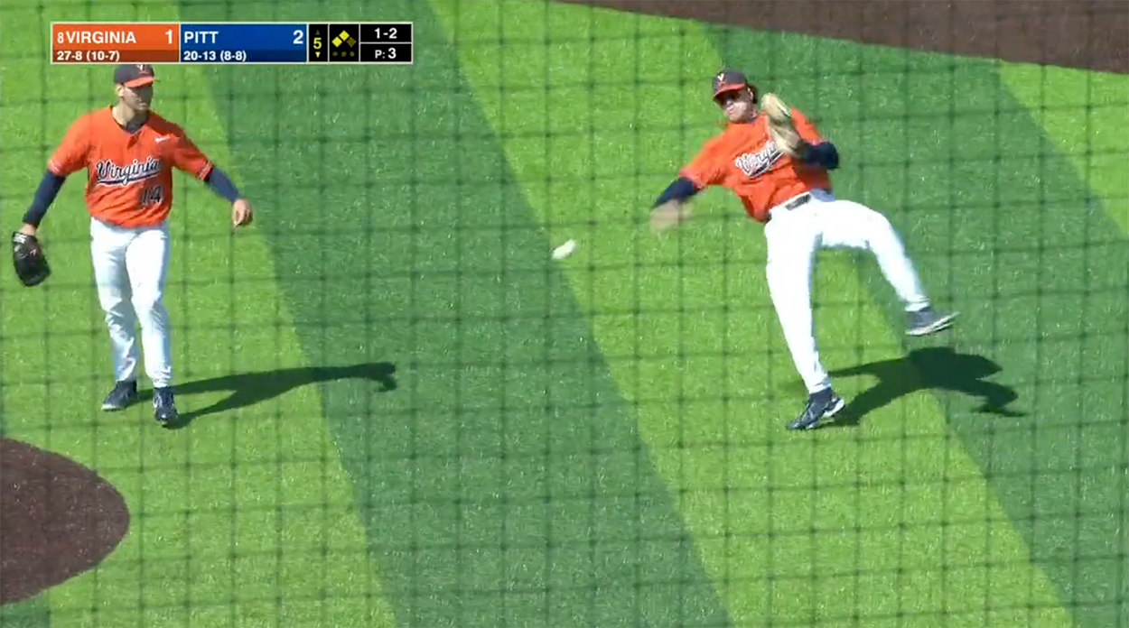 Virginia Baseball Goes Viral After Blunder Turns Into Wacky Triple Play